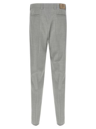Brunello Cucinelli Virgin Wool M&eacute;lange Trousers - grey