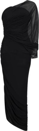 Giuseppe Di Morabito Femme, Robes, Noir, Taille: 38 FR Robe Drapp&eacute;e Fronc&eacute;e
