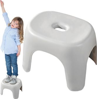 Generic Stap Stap - Tragbarer niedriger Hocker, leicht, mit rutschfestem Design | vielseitiger Fu&szlig;hocker f&uuml;r K&uuml;che, Wohnzimmer und Badezimmer | kleine Hocker 