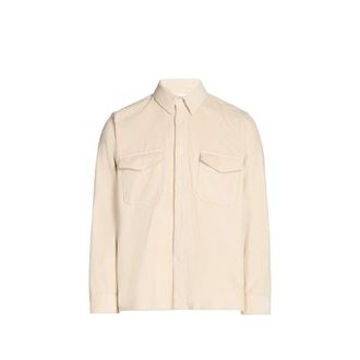 Saison 1865 Surchemise Gover col classique en velours côtelé de coton