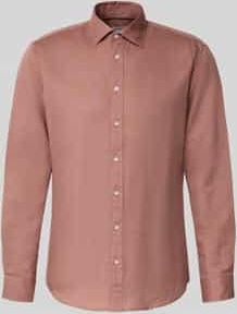 Jake*s Regular Fit Freizeithemd aus Leinen-Mix