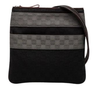 Loewe Sac bandouli&egrave;re Pre-owned en toile - Femme - Pre-owned - Noir - Taille: ONE Size