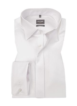 Olymp Herren Hemd weiß Baumwolle