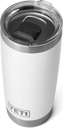 Yeti Rambler Becher Mit MagSlider Deckel, White, 20 oz (591 ml)