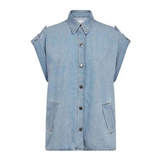 Co'Couture Denim Shirt - - Blouses & Shirts - Damen - Blau - M