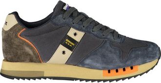 Blauer Blue Polyurethan Herren Sneaker