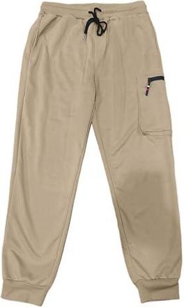 Generic Pantalon cargo pour homme - Pantalon de jogging d&eacute;contract&eacute; - Pantalon de surv&ecirc;tement &eacute;pais en tricot pour lhiver, kaki, 3XL