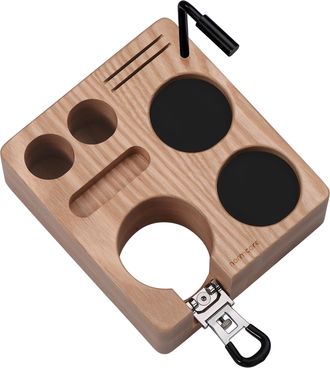 Normcore Kompakte Stopfstation, Tamper WDT-Halter, Siebtr&auml;gerst&auml;nder, Espresso-Zubeh&ouml;r-Werkzeug-Organizer f&uuml;r 51 mm und 54 mm Maschine, verstellbare H&ouml;he, mass
