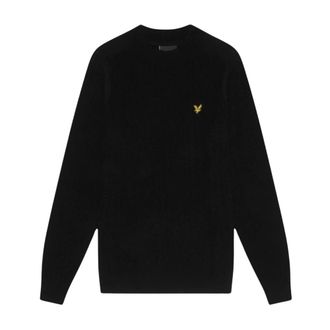 Lyle & Scott Herren, Strickwaren, Schwarzk, SGr&ouml;&szlig;e