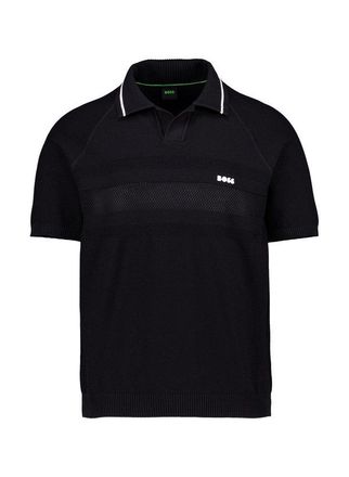 HUGO BOSS Herren Polo-Shirt schwarz