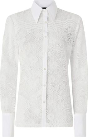Pinko Pinko, Femme, Blouses et Chemises, Blanc, Taille: 36 FR Coline Shirt