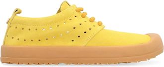 Volta Wildleder Sneakers mit Gummikappe - - Shoes - unisex - Gelb - 46 EU