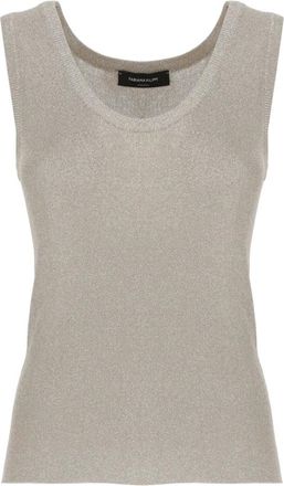 Fabiana Filippi Femme, Tops, Beige, Taille: 38 FR Viscose Top