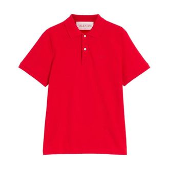 Valentino Garavani Casual Polo Shirt - - Tops - Herren - Rot - S