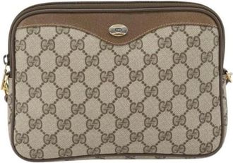 Gucci Sac bandouli&egrave;re vintage doccasion - Femme - Pre-owned - Brun - Taille: ONE Size
