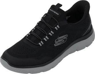Skechers Chaussures de sport Slip-ins Summits Top Rate pour homme Noir/Gris EU 47.5