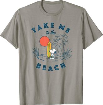 Peanuts Bring mich zum Strand T-Shirt