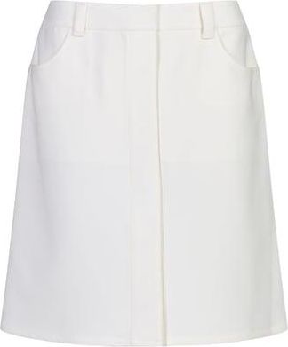 Courr&egrave;ges Jupe courte droite unie