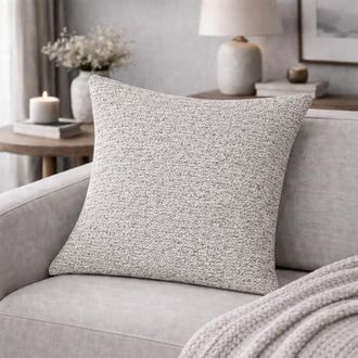 Home Wohnideen Kissenh&uuml;lle FJELLA Leinenoptik, Ohne F&uuml;llung, Farbe:hellgrau, Gr&ouml;&szlig;e:40 x 40 cm, Anzahl:1x
