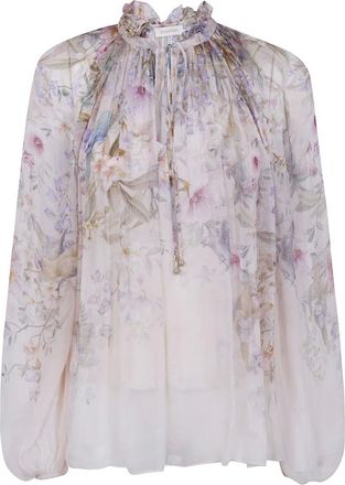 Zimmermann Femme, Blouses et Chemises, Multicolore, Taille: 36 FR Billow Blouse
