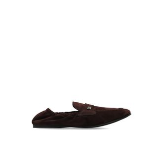 Dolce & Gabbana Suede Driver Loafers - - Shoes - Herren - Braun - 42 EU