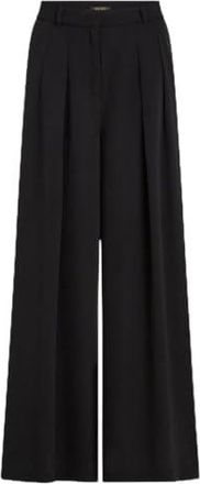 King Louie Pantalon Palazzo Marnie Fanna pour femme, Noir, 38