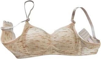 Generic Soutien Gorge Invisible Soutien Gorge sans Armature Brassiere Femme sans Armature De Classique Dentelle Florale Fermeture Devant Seamless T-Shirt Bral