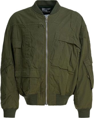 Junya Watanabe Homme, Vestes, Vert, Taille: L Wp-J902-W25 Bomber Jacket
