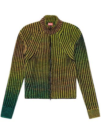 Diesel pull Oakland &agrave; design nervur&eacute; - Vert