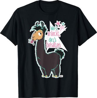 Nici T-Shirt Lama Wers anleckt darfs behalten desing by NICI T-Shirt