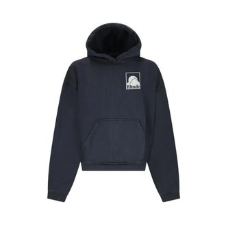 Rhude Moonlight Badge Hoodie - - Sweatshirts & Hoodies - Herren - Schwarzk - M