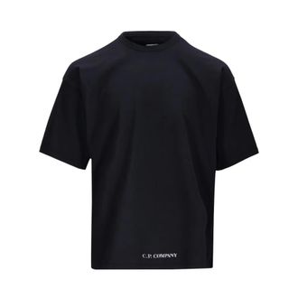 C.P. Company CP Company T-Shirts und Poloshirts Schwarz - - Tops - Herren - Schwarzk - M