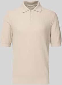 Gran Sasso Regular Fit Poloshirt mit Strukturmuster