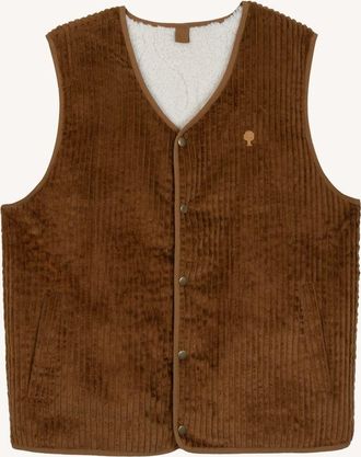 Faguo Veste sans manches coton camel - ESTEREL