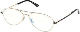 Tom Ford Homme, Accessoires, Jaune, Taille: 56 MM Lunettes de vue