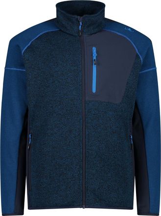 F.lli Campagnolo M Jacket Jacquard Iii Blau - Warme komfortable Herren Strickfleece Jacke, Gr&ouml;&szlig;e 56 - Farbe Petrol - B. Blue