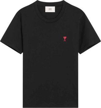 Ami Homme, Tops, Noir, Taille: XL De Coeur Classic Fit T-shirt