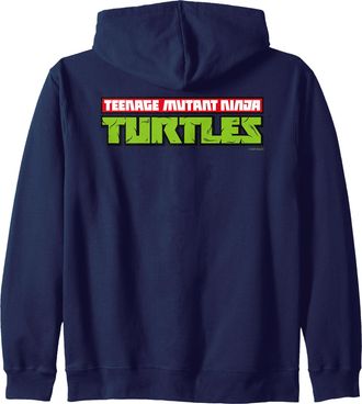 Teenage Mutant Ninja Turtles TMNT Teenage Mutant Ninja Turtles klassisches Cartoon-Logo im Retro-Look Kapuzenjacke