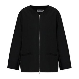 Jil Sander Wolljacke - - Jackets - Damen - Schwarzk - L