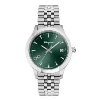 Ferragamo Duo Sfcu00722 Uhr - - Accessories - Herren - Gr&uuml;n - ONE SIZE