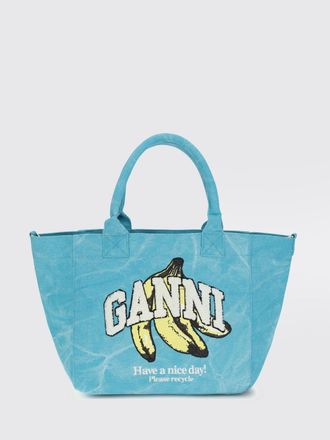 Ganni Tragetasche Damen Farbe Blau