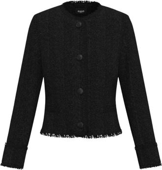 Marella Femme, Vestes, Noir, Taille: 44 FR Veste Scacco