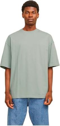 Jack & Jones Jjecharge Tee O-Neck Noos Tricot, Vert (Iceberg Green), S Homme