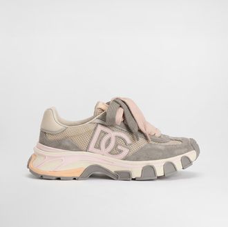 Dolce & Gabbana Dg Country Road Fabric Sneakers - Frau Sneakers Multicolor 37.5