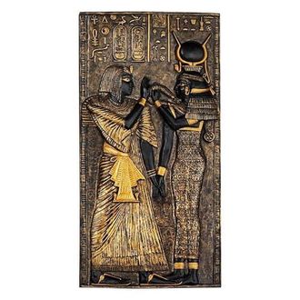 Design Toscano &Auml;gyptische Tempelstele-Wandschild: Isis