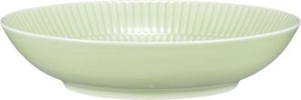 SELTMANN WEIDEN Amina Seladon Suppenteller, 21 cm, Tiefe Suppenschale mit dezentem Relief-Muster, Spülmaschinen- und Mikrowellenfest, Porzellan, Grün