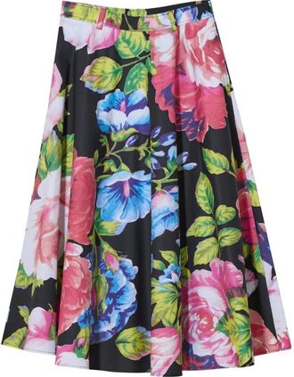 Moschino Femme, Jupes, Multicolore, Taille: 38 FR Roses Gonna