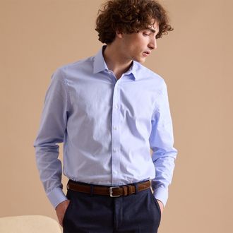 Bexley Antoine - Chemise homme bleu clair et blanc