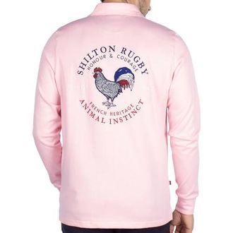 Shilton Polo h&eacute;ritage Rugby Homme 5XL / Rose