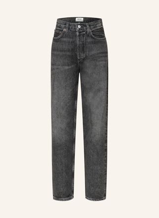 A Gold E Agolde Straight Jeans Kelly In Eclipse grau